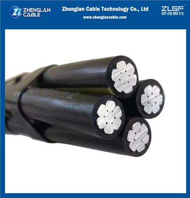 0.6/1kv Cables aislados aéreos AAC/XLPE+AAAC/XLPE 3Cx50+1x50sqmm Cables ABC