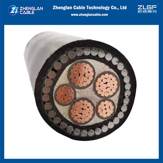 0.6/1kv XLPE Cables blindados SWA aislados 3+2 núcleos Cu/xlpe/pvc/swa ...