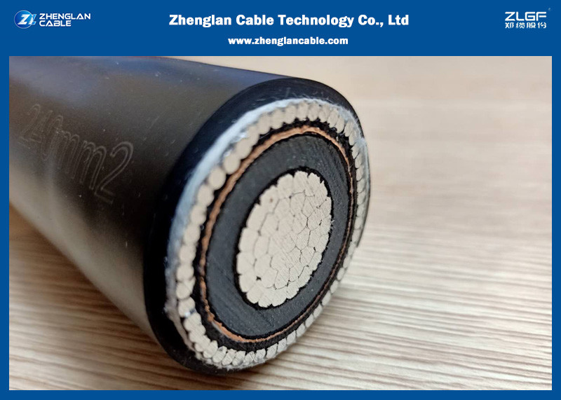 Cables de transmisión medios acorazados de aluminio del voltaje de 6/10kv 1Cx240sqmm
